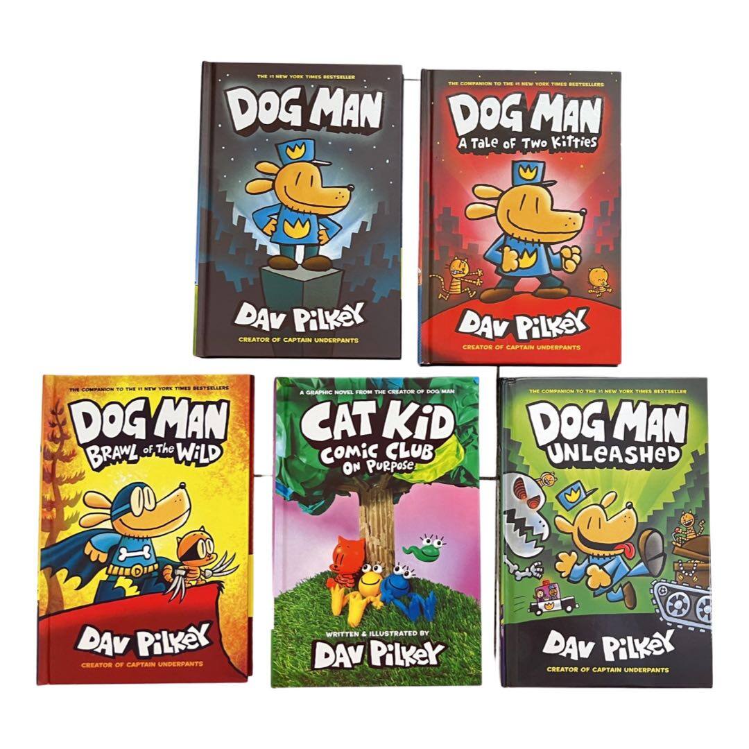 Dav Pilkey Dog Man Comic Series 14 Books Collection Set English ...