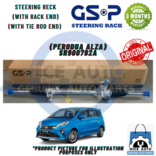 PERODUA ALZA POWER STEERING GEAR RACK -BRAND 100% ORIGINAL GSP | Lazada