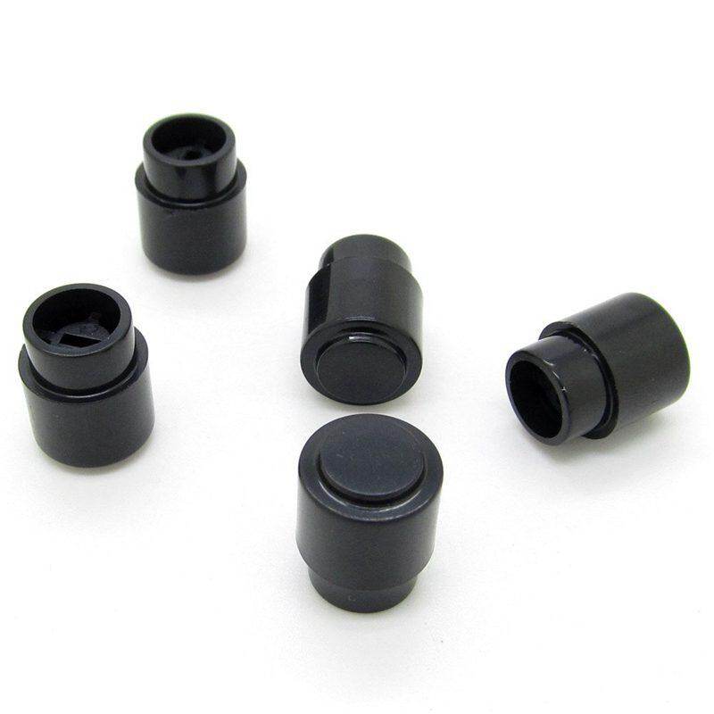 Guitar Toggle Switch Cap Tip Push On Top Hat Round Black Parts Pack Of ...
