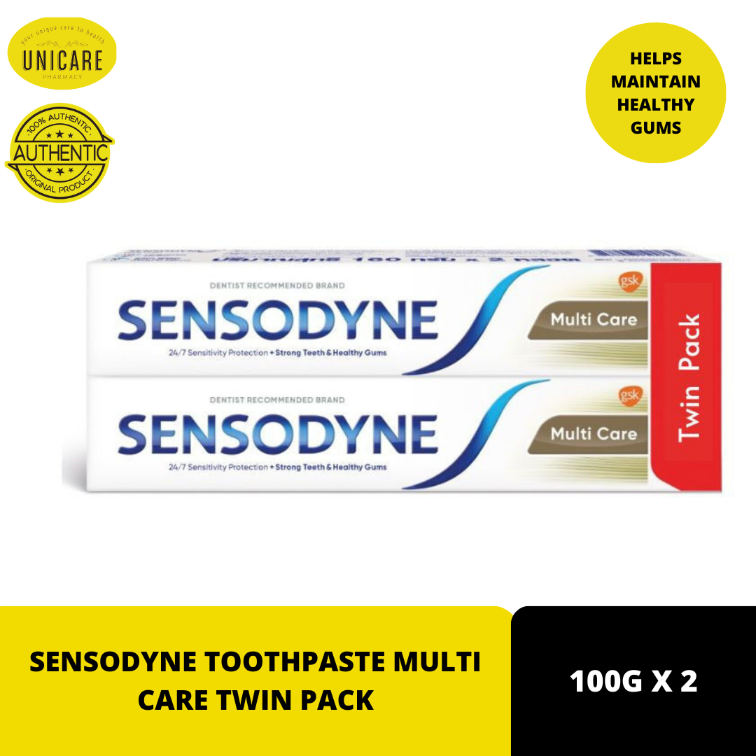 SENSODYNE TOOTHPASTE MULTI CARE TWIN PACK (100G X 2) | Lazada