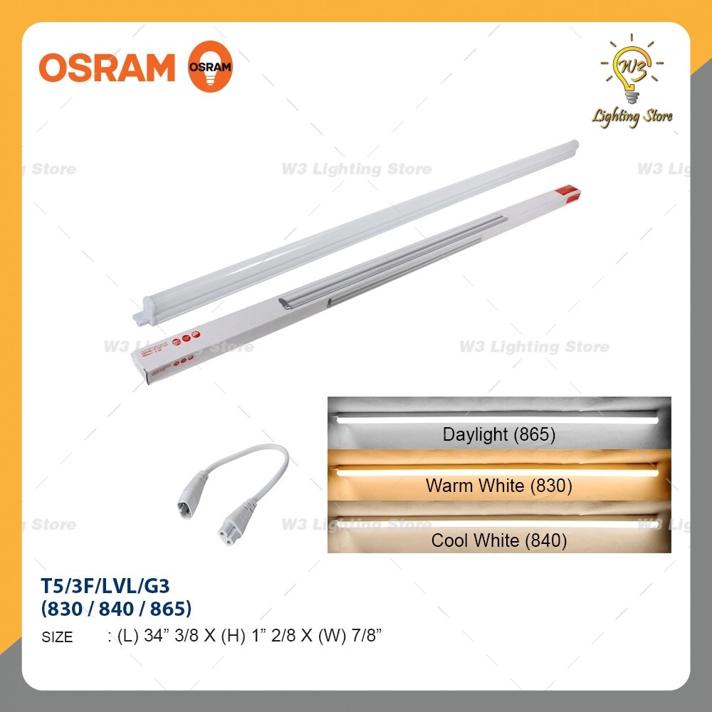 OSRAM LEDVANCE GEN3 [1FT/2FT/3FT/4FT] [3.4W/6.5W/9.6W/13W] LED T5 ...