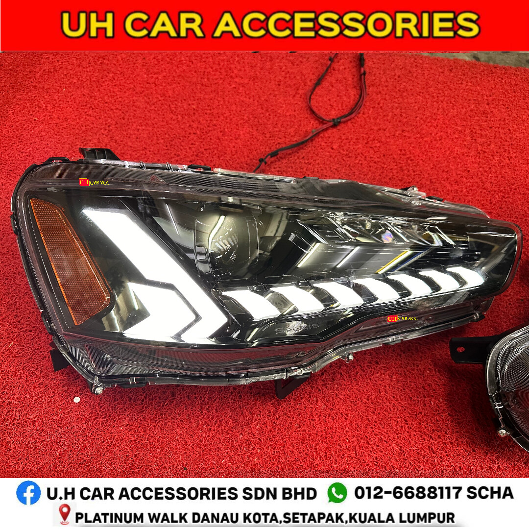 MITSUBISHI LANCER PROTON INSPIRA LED HEADLAMP HEAD LAMP LIGHT LIGHTS ...