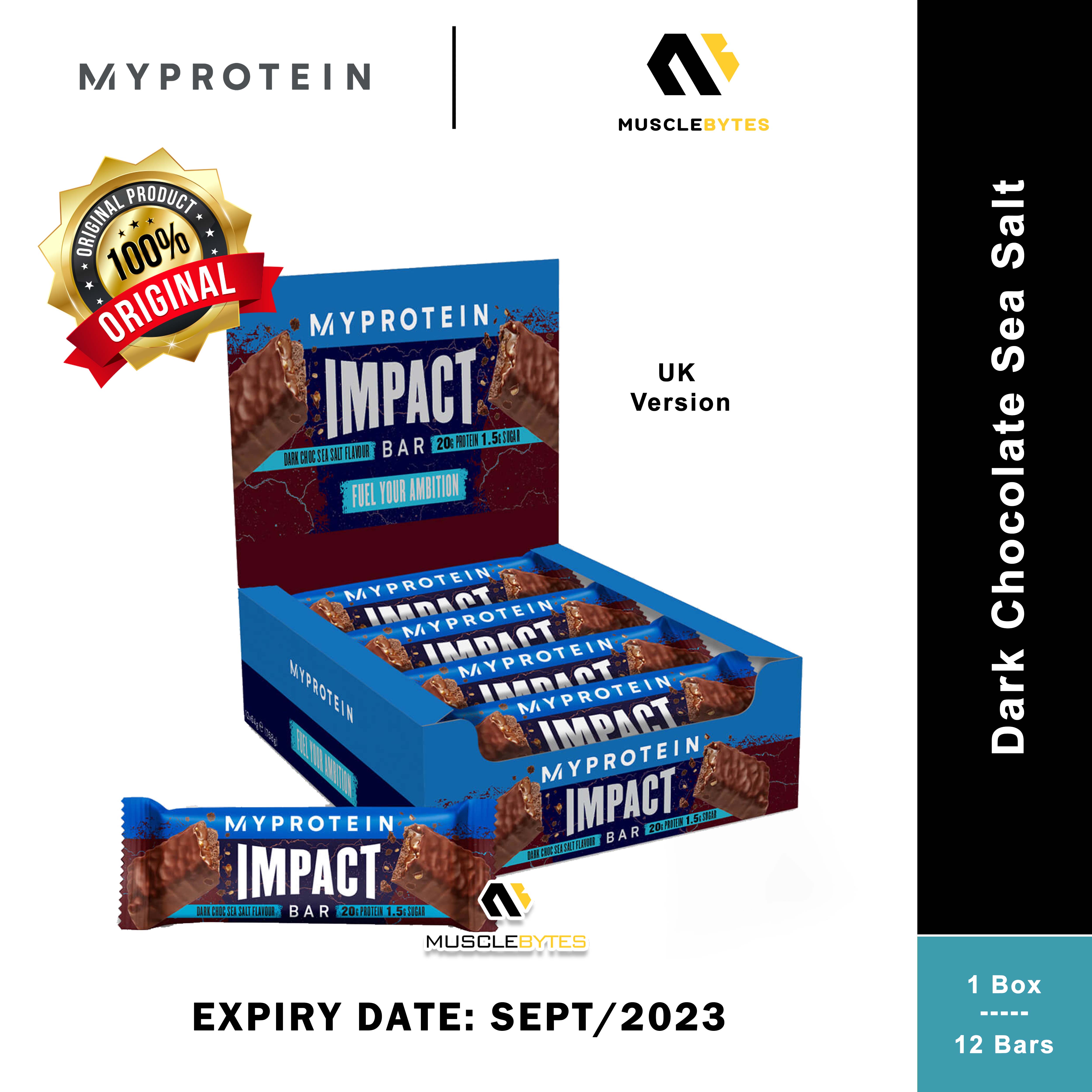 MYPROTEIN - Impact Protein Bar [1 Box / 12 Pcs] | Lazada