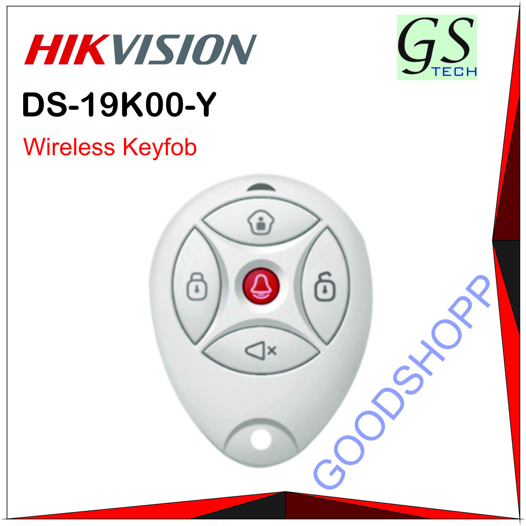 HIKVISION DS-19K00-Y Wireless Keyfob Alarm Systems 100% ORIGINAL ️ ️ ️ ...