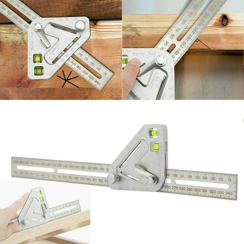 Multifunctional Woodworking Triangle Ruler Angle Ruler Revolutionary ...