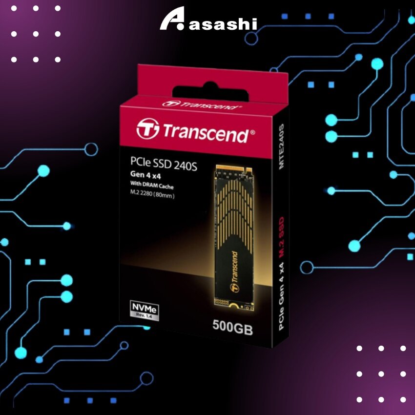 Transcend MTE240S 500GB / 1TB M.2 2280 PCIE Gen4 x4 NVMe SSD | Lazada