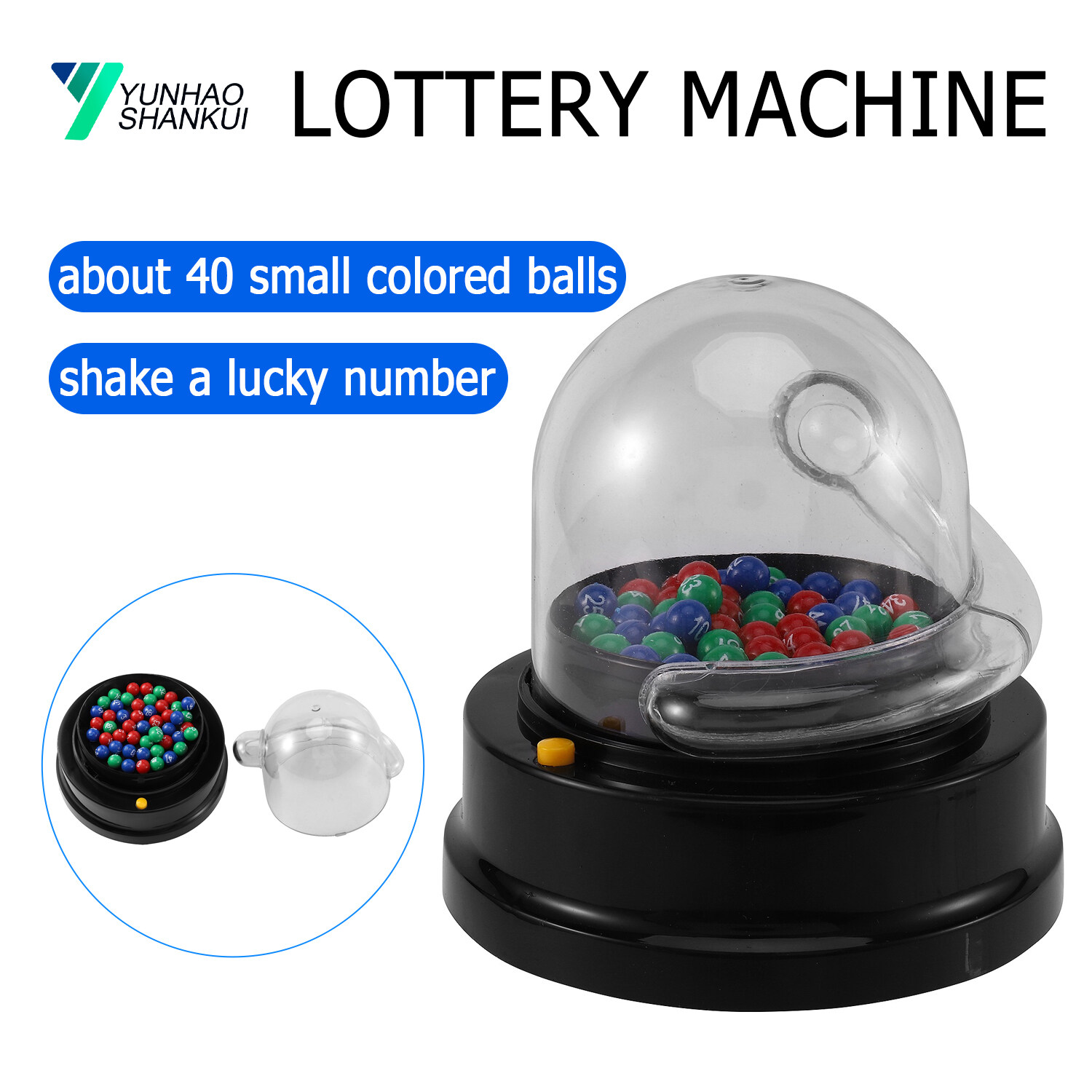 Electric Lucky Lottery Toy Number Picking Machine Mini Lottery Bingo ...