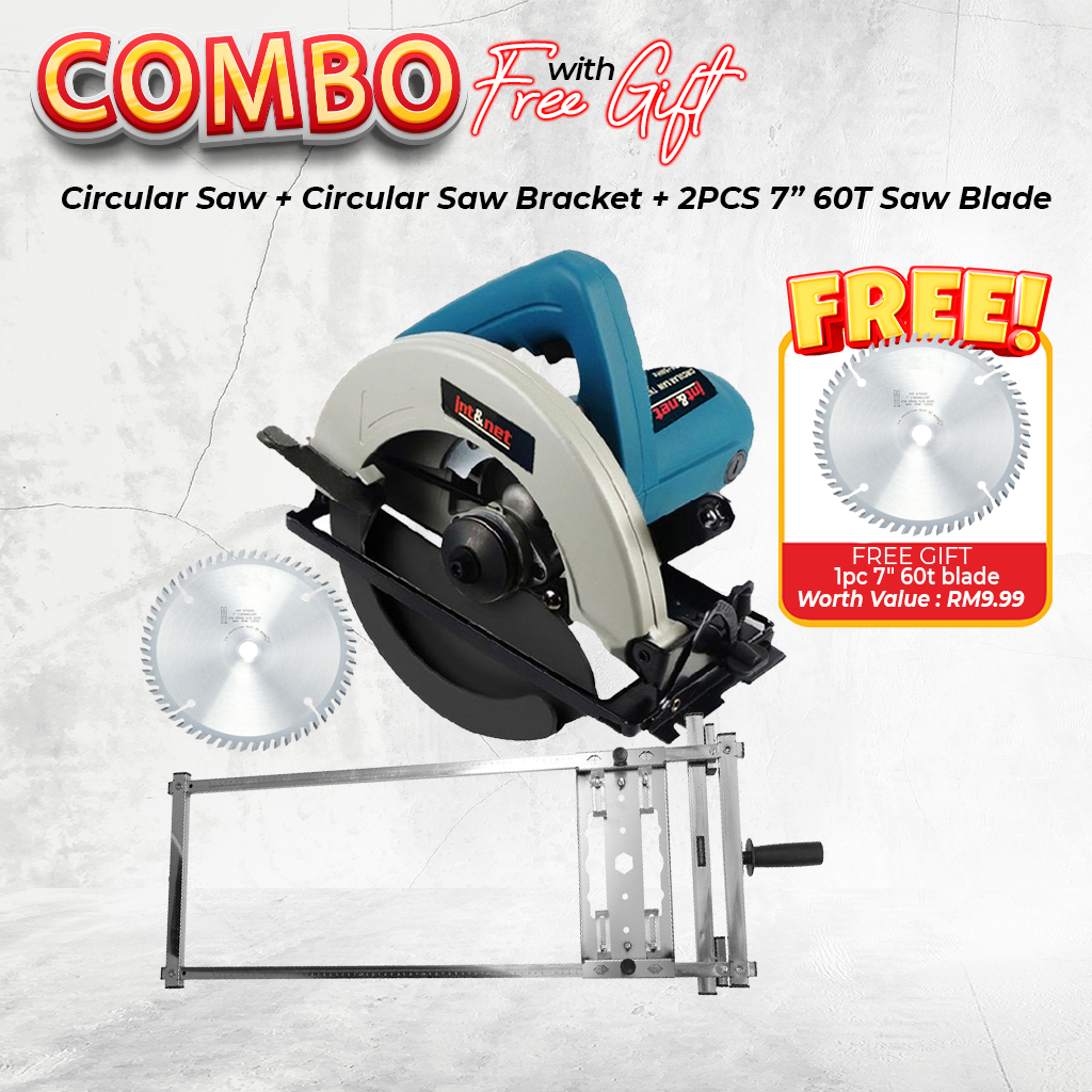 TNT-5808 INT&NET 185MM 1050W CIRCULAR SAW 7 1/4" WOOD CUTTER CUTTING ...