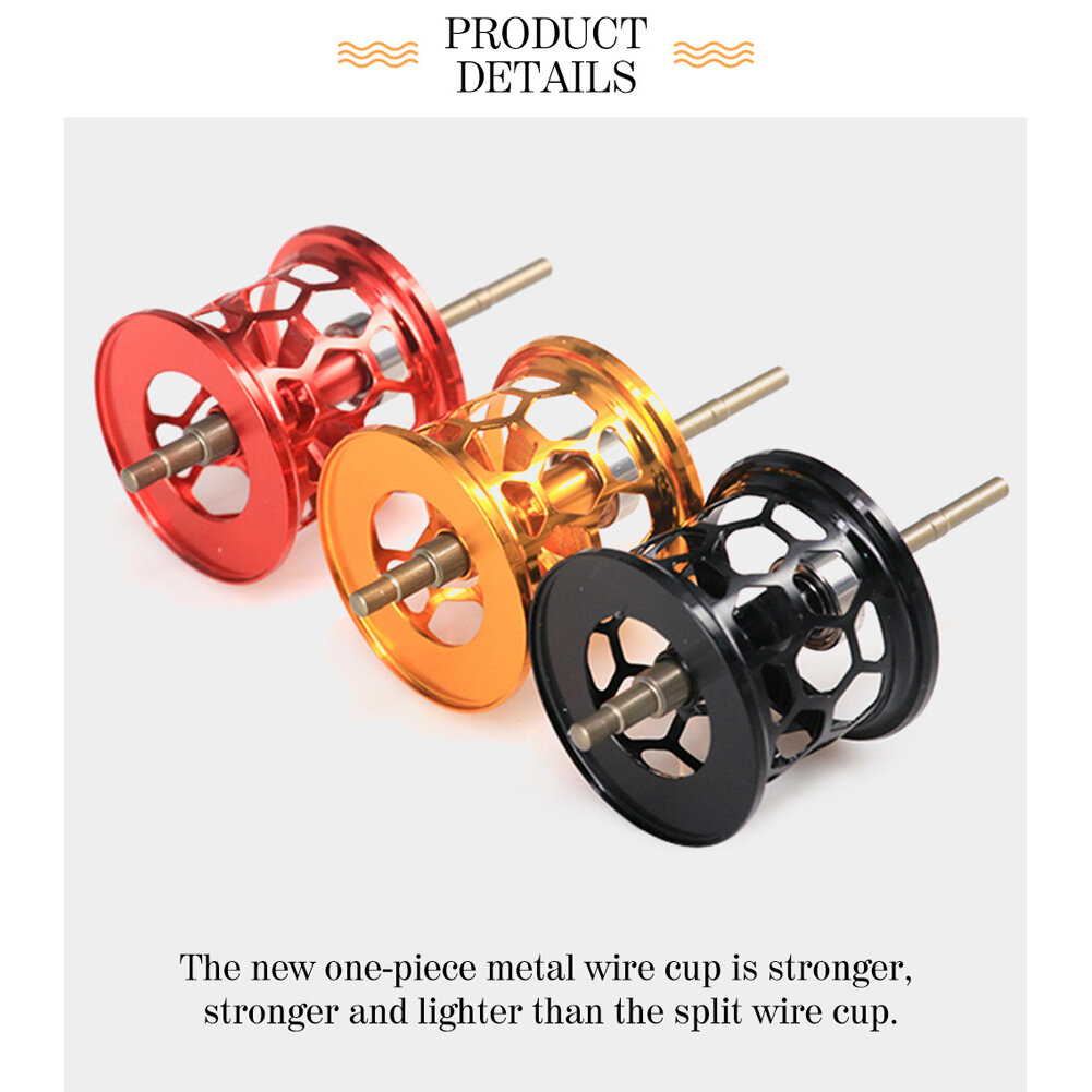 Low-Profile Reel SPOOL Full Metal Refit Rhombus Hole DIY อะไหล่ ...