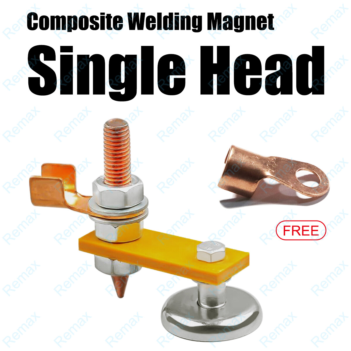REMAX Welding magnet head Magnetic ground clamp Welding head strong ...
