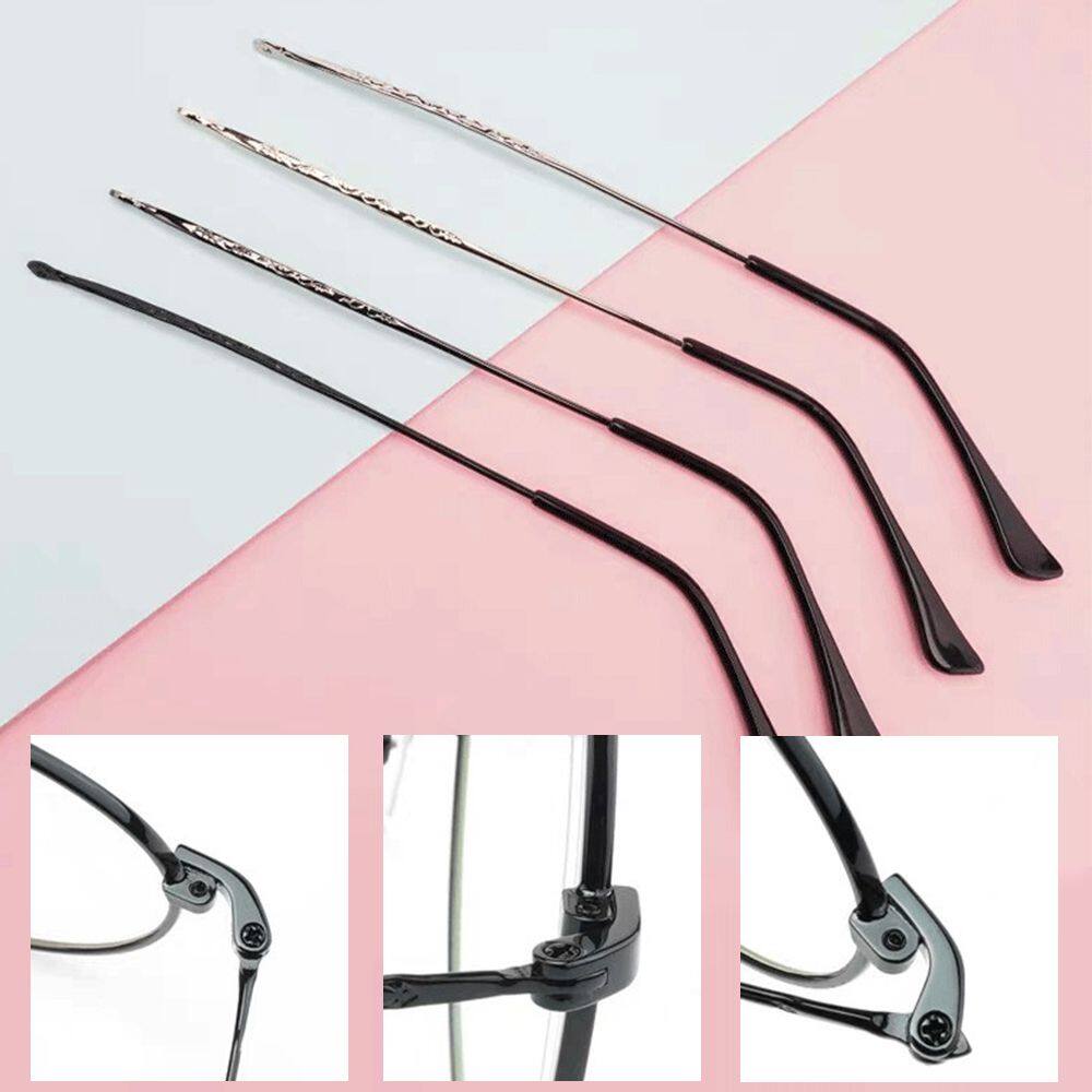 VFBF 1คู่เปลี่ยนกรอบ Anti-Slip แว่นตาซ่อมเครื่องมือกรอบแว่นตาเปลี่ยนขา ...