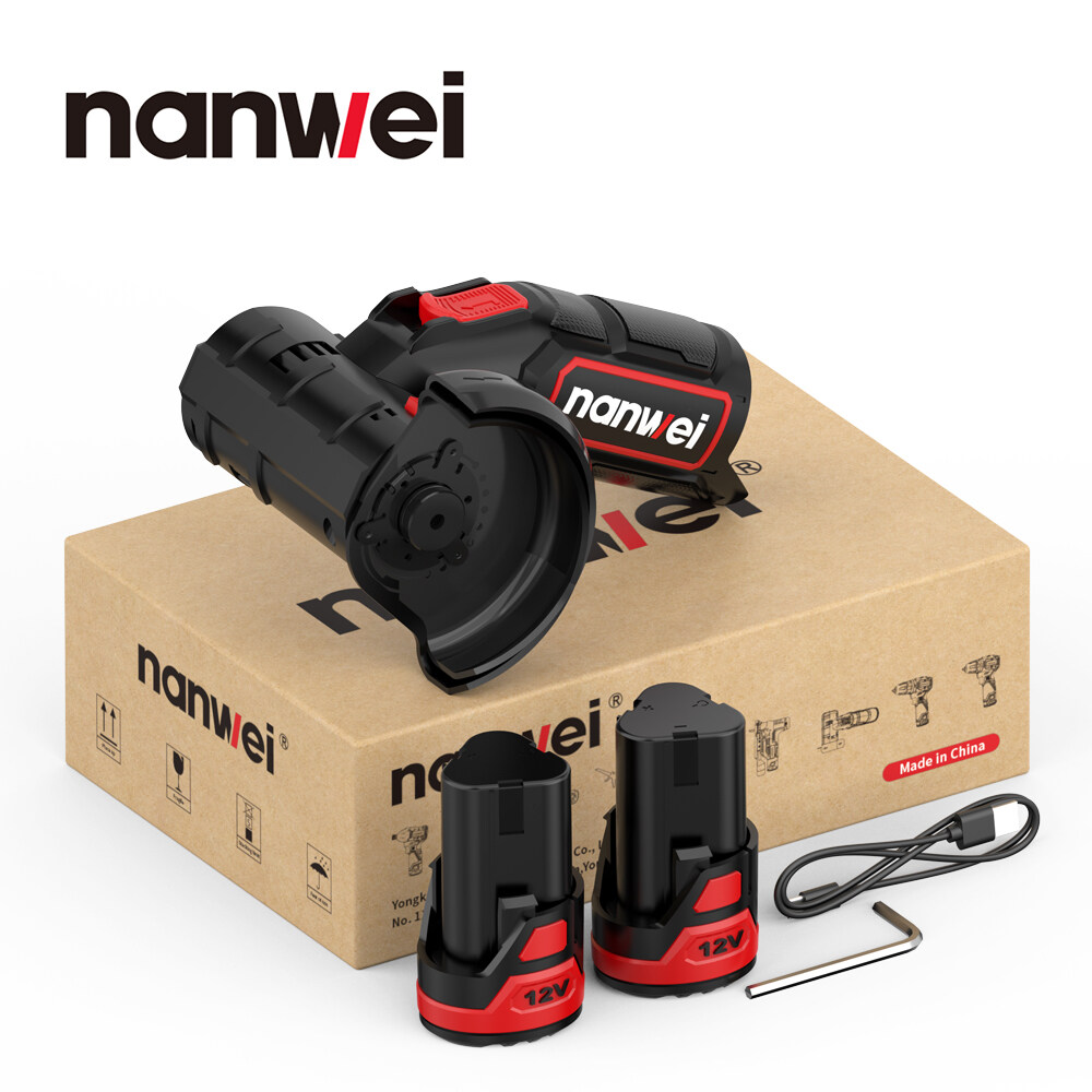 Nanwei Mini Angle Grinder Lithium Electric Mini Hand Grinder 12V 3inch ...