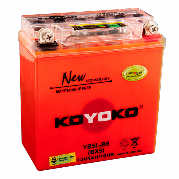 KOYOKO BATTERY YB5L-BS 12V5AH/10HR | Lazada