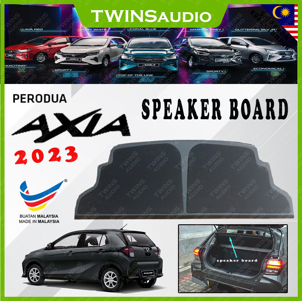 Perodua Axia 2023 Car Boot Tray / Car Speaker Board | Lazada