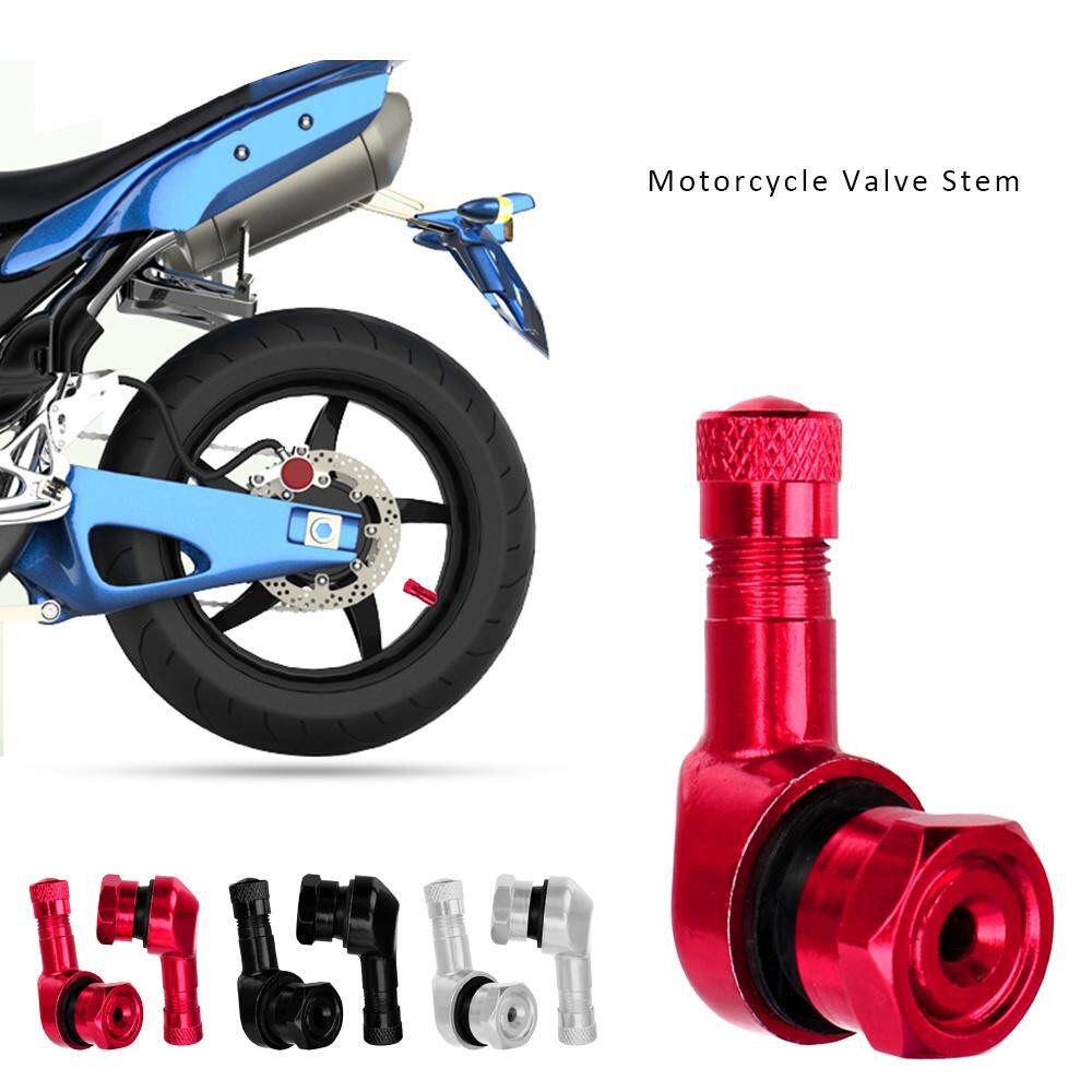 Red 11.3mm 90 Degree Angle Wheel Tire Tubeless Valve Stems Motorcycle ...