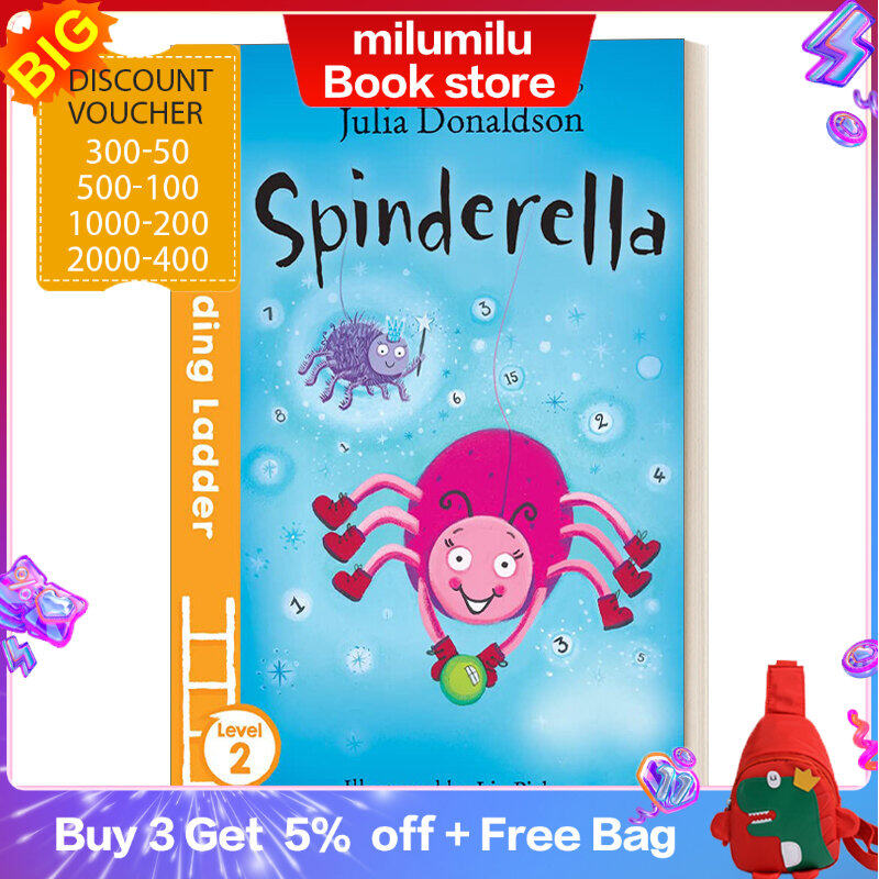 Milumilu Spinderella Reading Ladder Level 2 Julia Donaldson Original English Books | Lazada