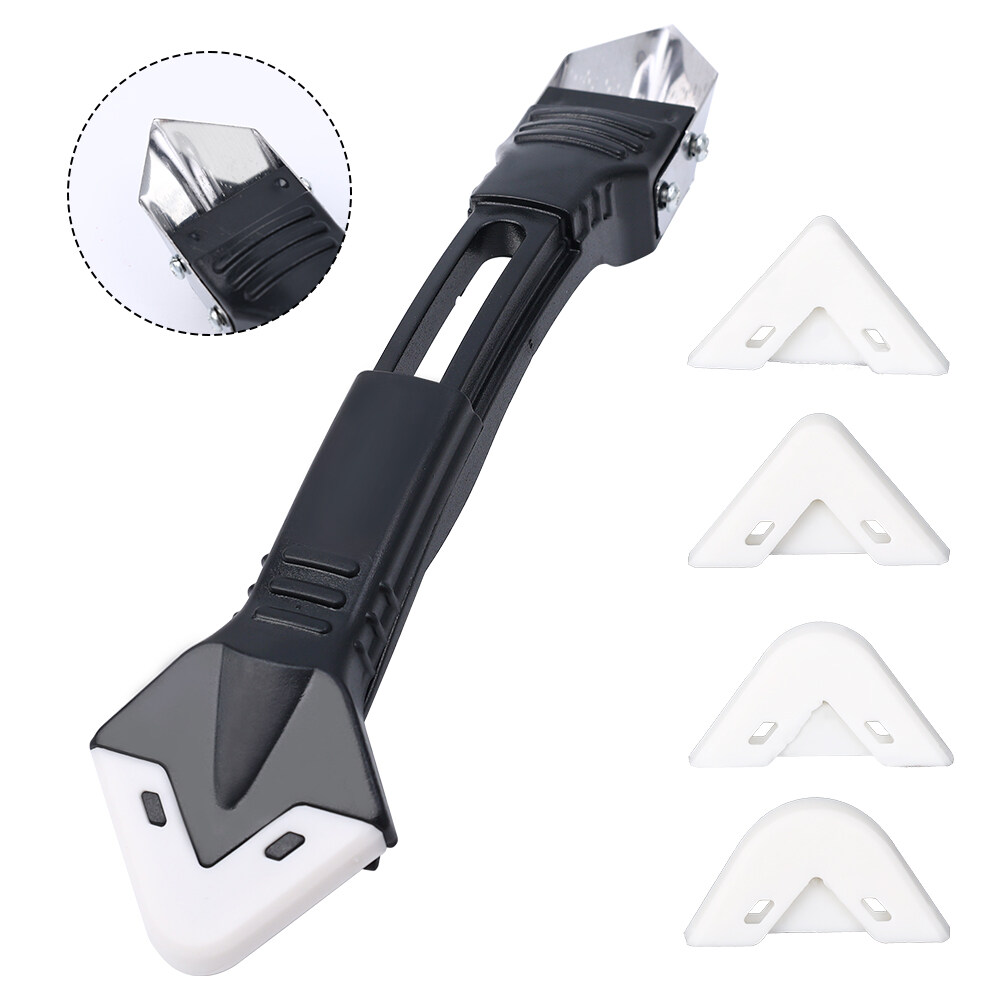YESPERY Silicone Scraper Remover Glue Angle Beauty Scraper 5 in 1 Grout ...