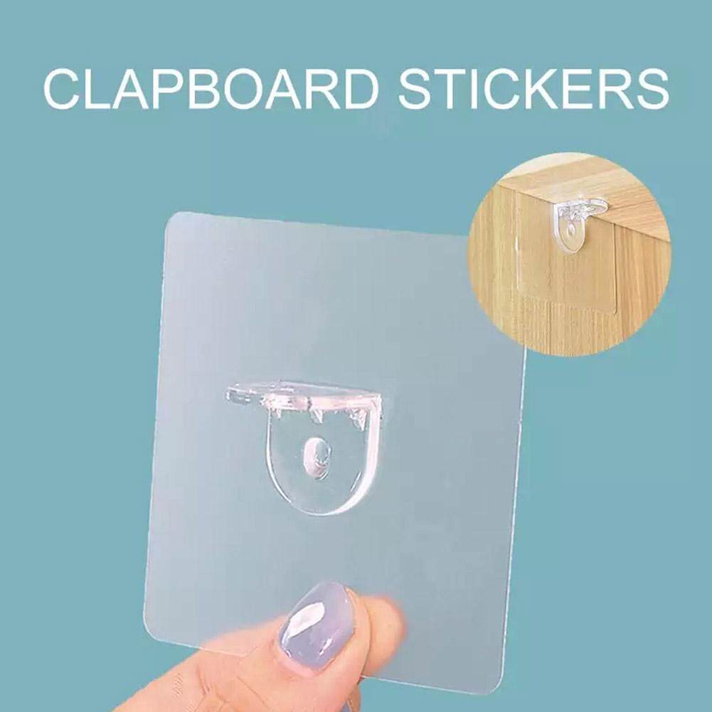 Perforation-free wardrobe layered partitions sticking hooks support ...