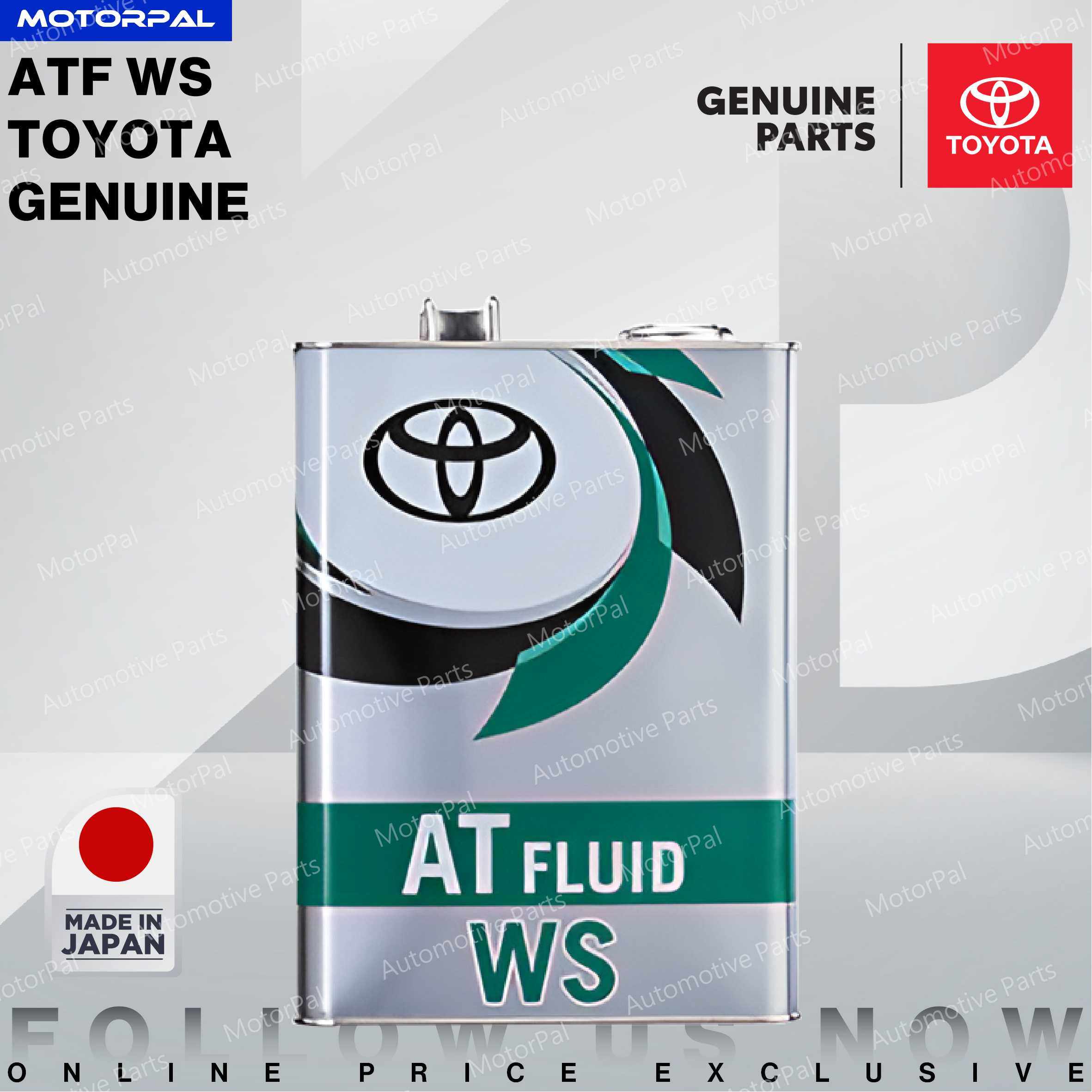 ORIGINAL GENUINE TOYOTA ATF WS AUTO TRANSMISSION FLUID GEAR OIL VIOS ...