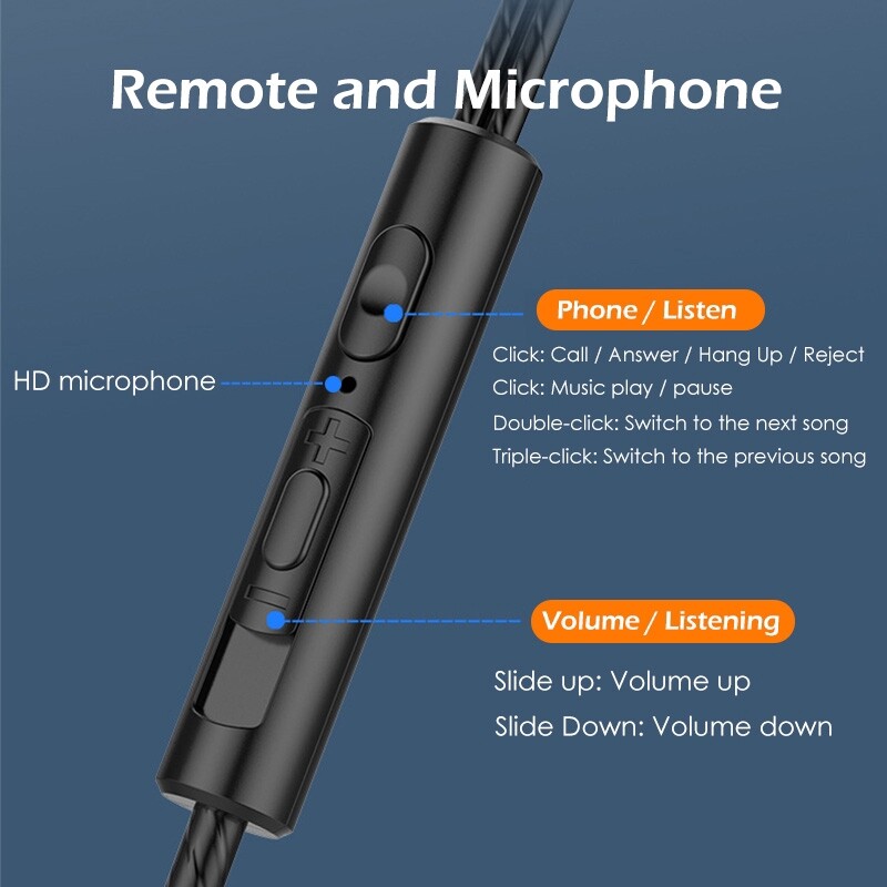 ♥มีสต็อก + ฟรี♥หูฟังเบสคู่อัปเกรดใหม่หูฟังแบบมีสายลำโพงคู่4D หูฟัง ...