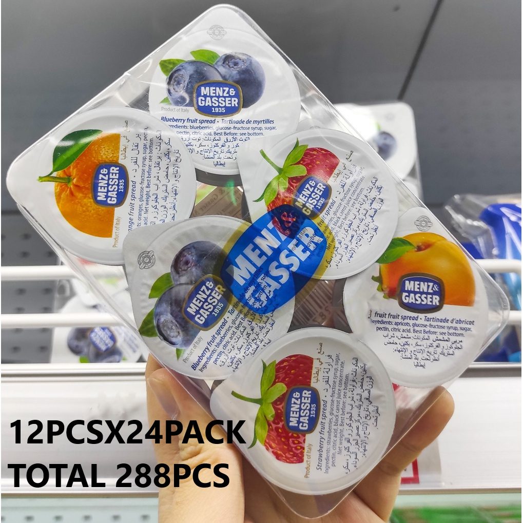 MENZ &GASSER MIXED FRUITS JAM 14GX12PCSX24 (TOTAL 288PCS) | Lazada