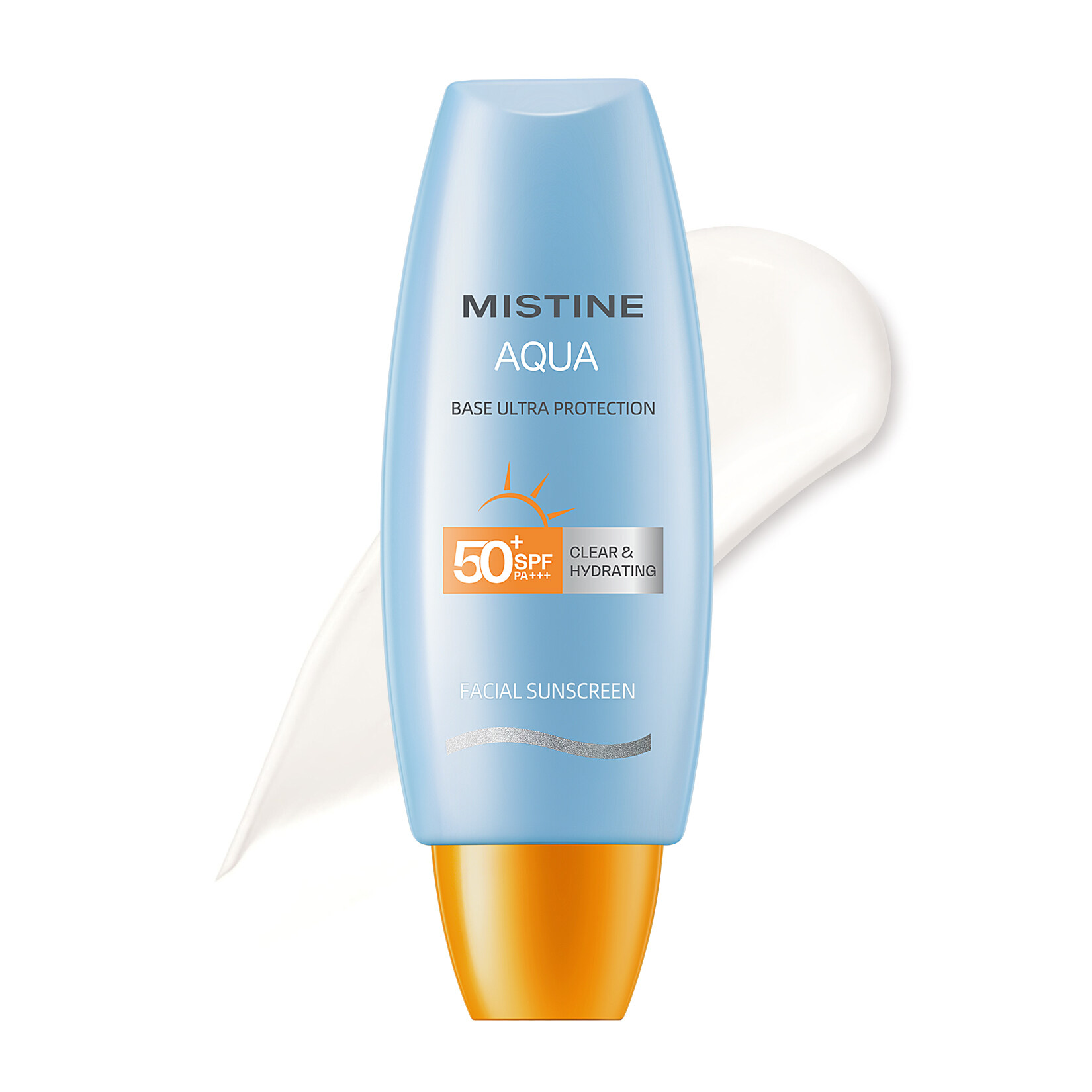 MISTINE 2022 UV Shield AQUA Waterproof Sunblock Sunscreen for Face SPF50+ PA+++ 90ml MISTINE ...
