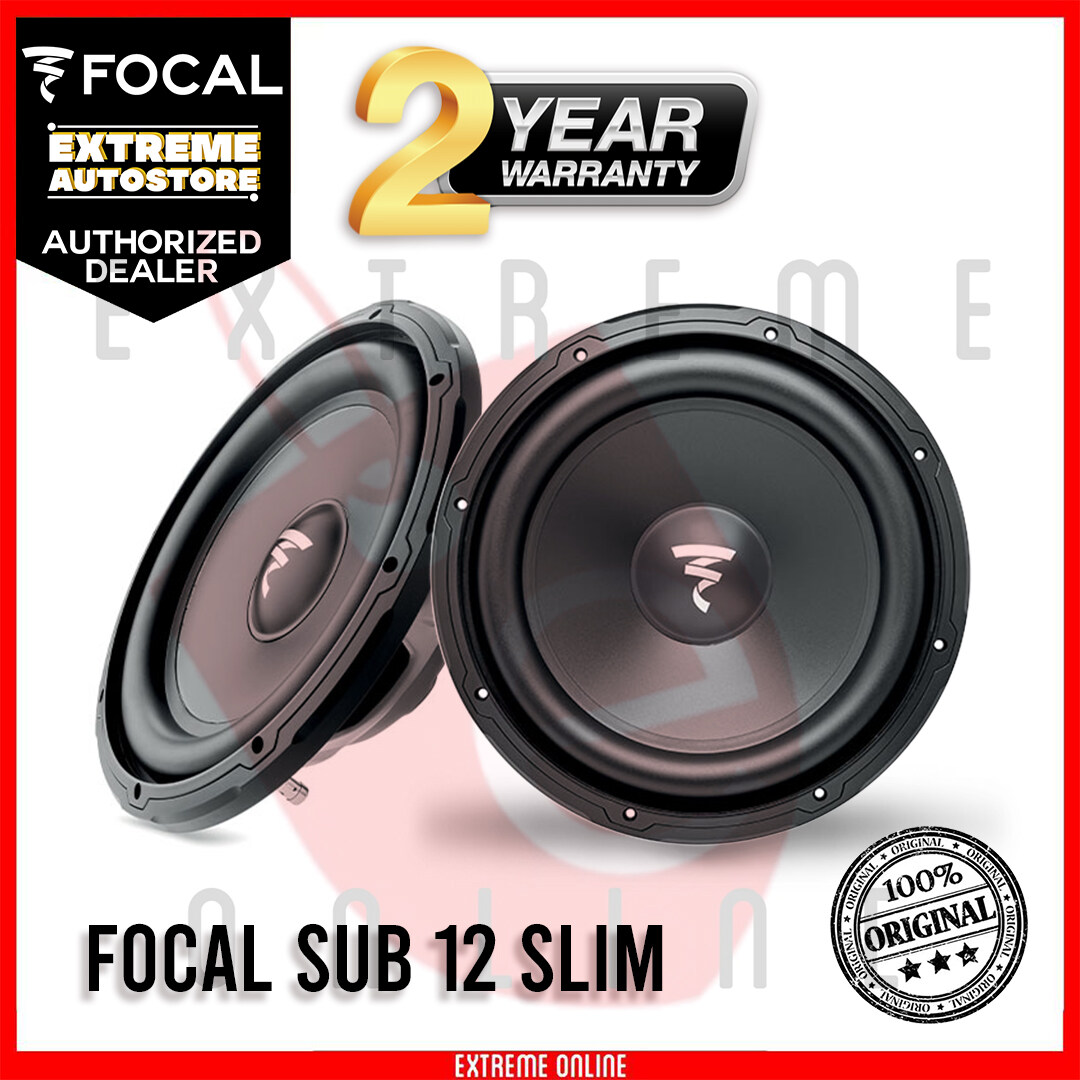 Focal Sub 12" Slim Compact Subwoofer | Lazada