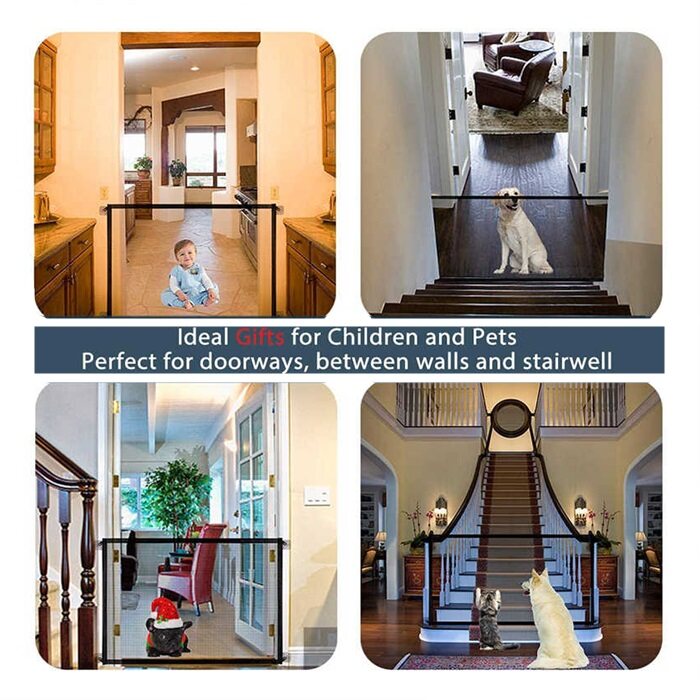 Home railing isolation Puppy Gate Dog Gate Safe Guard Pet Dog Safety ...