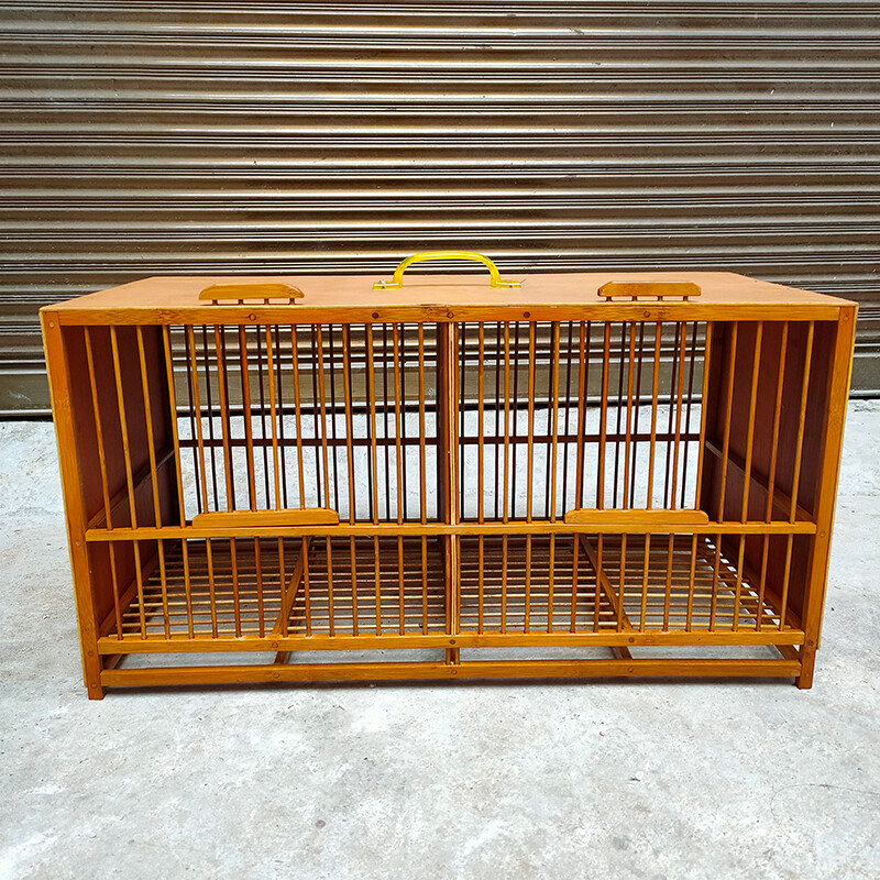 Super-large bamboo thrush cage row cage pigeon cage home myna cage ...