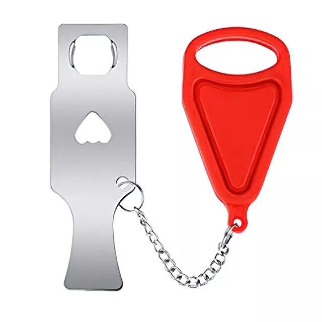 Portable Door Lock Safety Latch Stopper Door Lock for Home Room Hotel ...