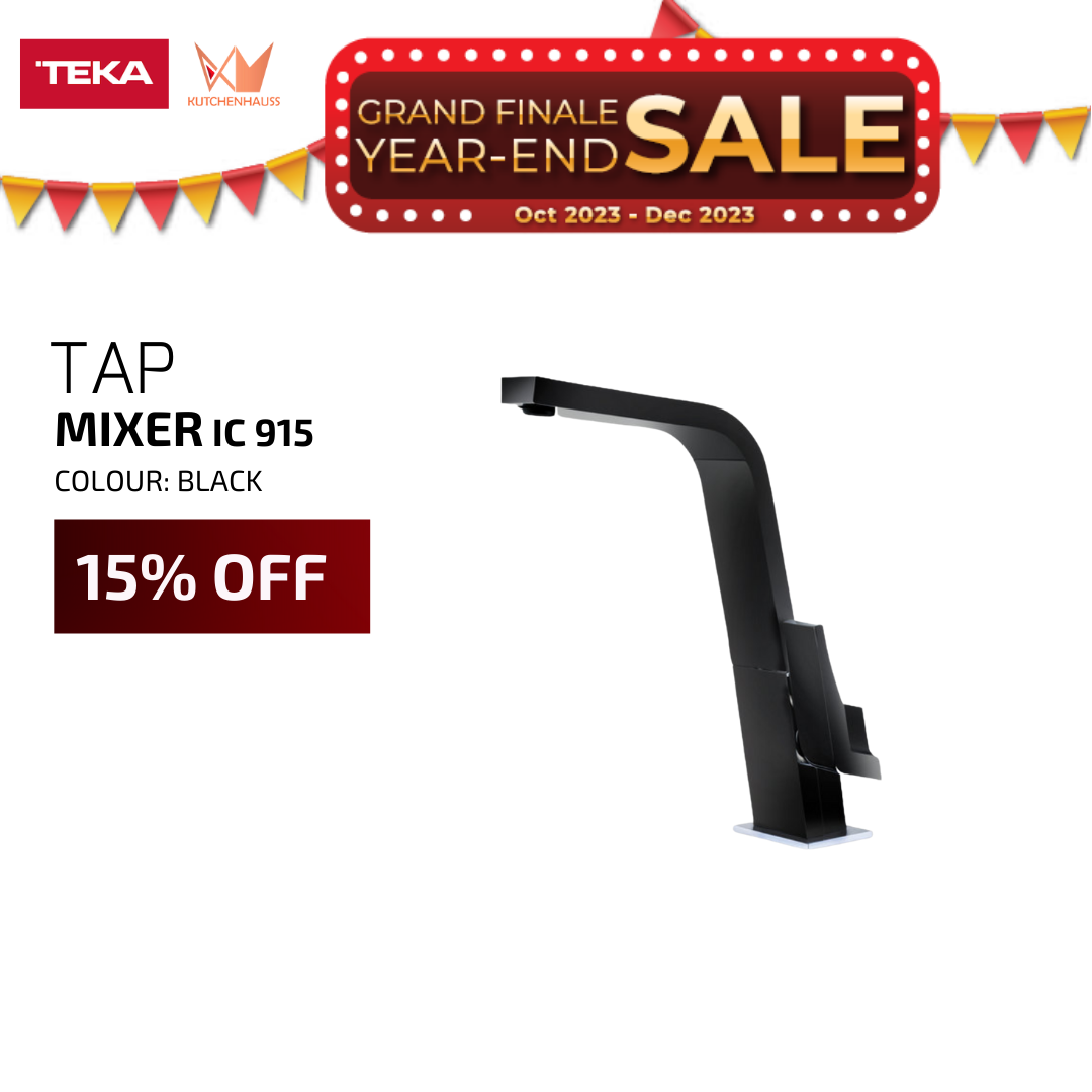 Teka Kitchen Mixer Tap IC 915 BLACK (Hot/Cold) | Lazada