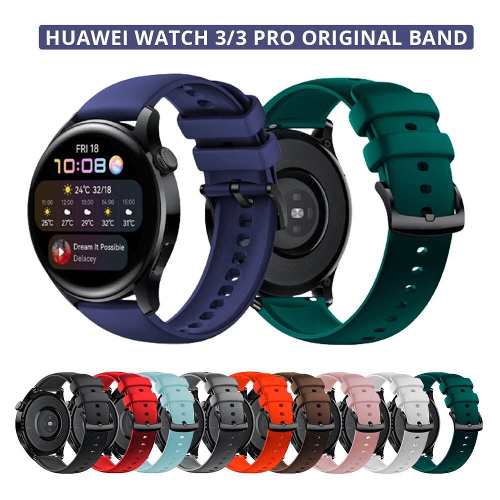 [yp] สายหนังแท้สำหรับ Huawei Watch Fit 2 Band อุปกรณ์เสริมสมาร์ทนาฬิกา