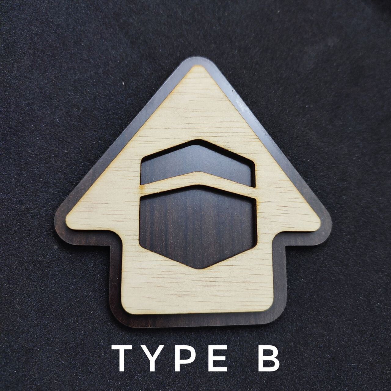 Penunjuk Arah Kiblat Solat Kayu Penanda Kiblat Jenis Kayu Qiblat Sign ...