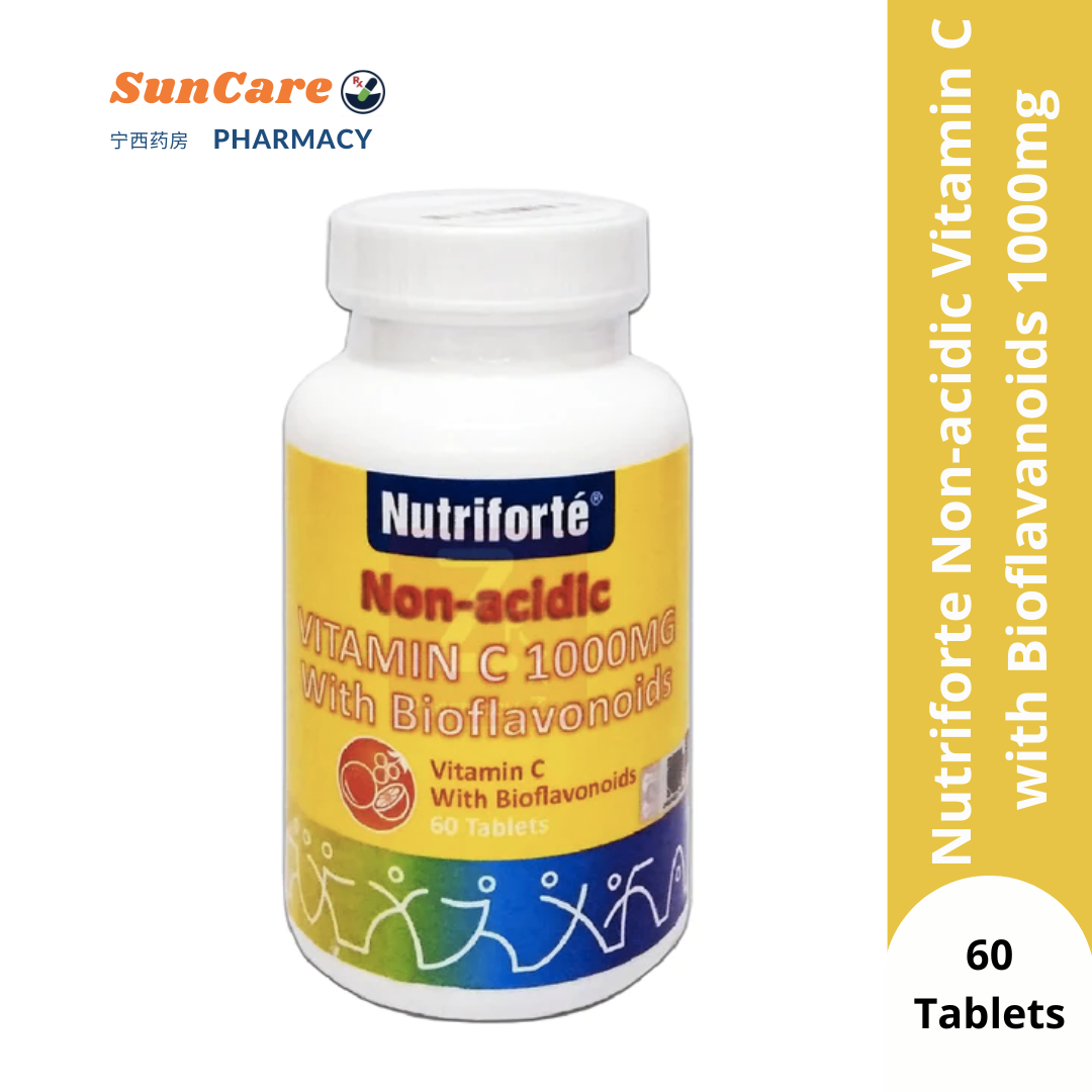 Suncare Pharmacy Nutriforte Non-Acidic Vitamin C 1000mg 60 Tablets ...