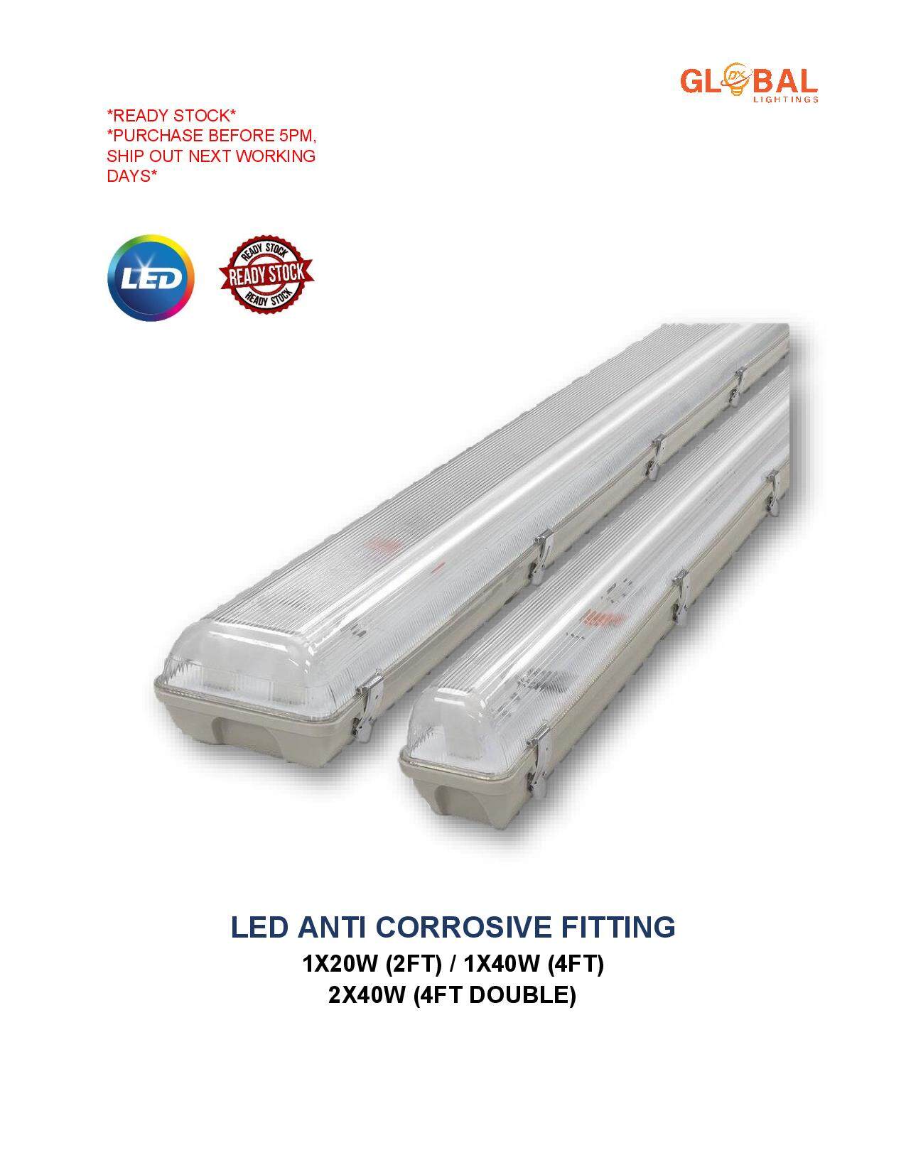 *READY STOCK* Outdoor Lighting - 4ft / 2FT Anti Corrosive/weatherproof ...