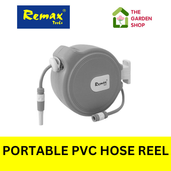 REMAX PORTABLE PVC HOSE REEL (AUTO RETRACTABLE) | Lazada