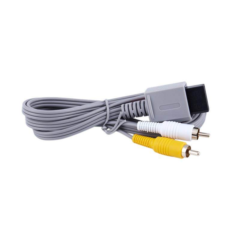 Audio Video AV Composite 3RCA Cable Cord Connector for Nintendo Wii ...