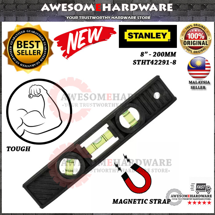(MAGNET) STANLEY STHT42291-8 42291 8" 200MM TORPEDO MAGNETIC SPIRIT ...