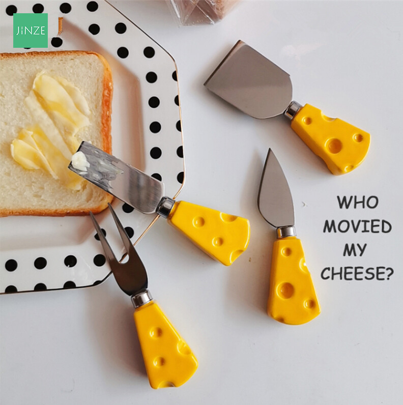 L-Sweet Cheese Fruit Knife and Fork Household Creative Tableware Cake ...