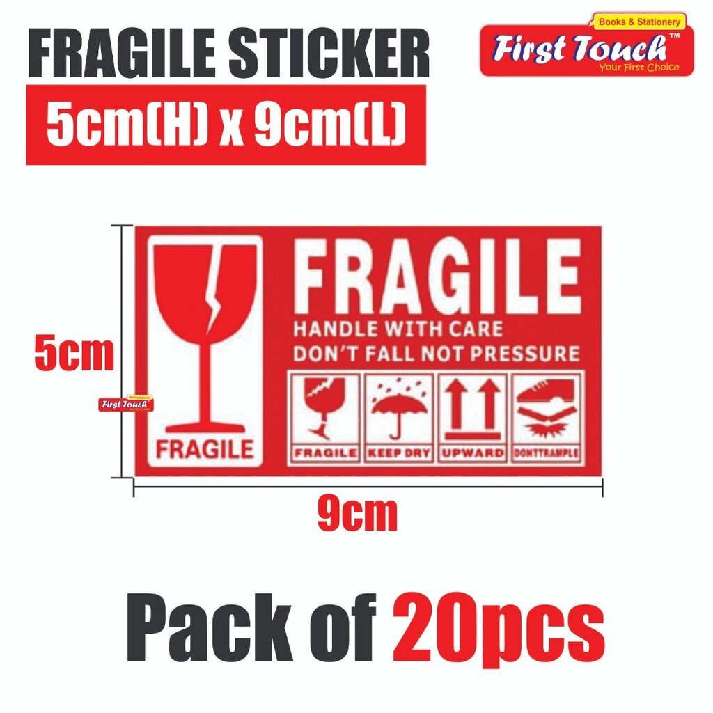 Fragile Sticker Fragile Tape Fragile Label OPP Tape Warning Label ...