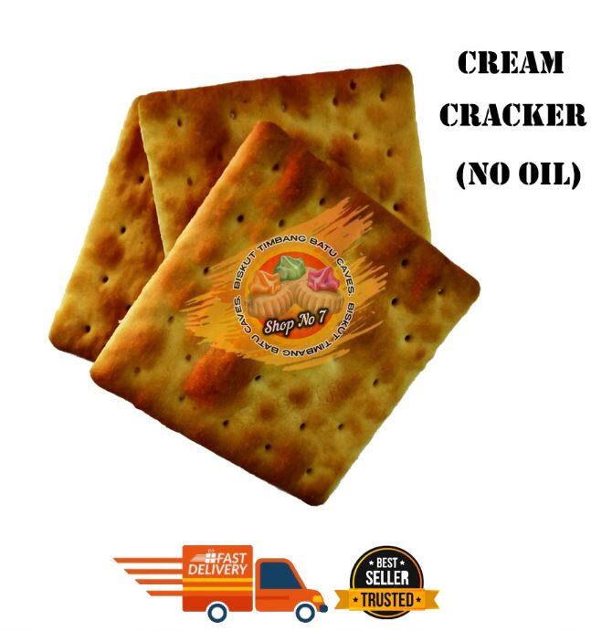 Cream Cracker (No Oil)/ Biskut Empat Segi (tidak berlemah/ minyak ...