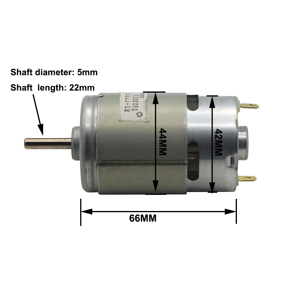 ญี่ปุ่น Mabuchi RS-775VF 5V 12V 24V 36V มอเตอร์ LOW Speed 1600 RPM ถึง ...