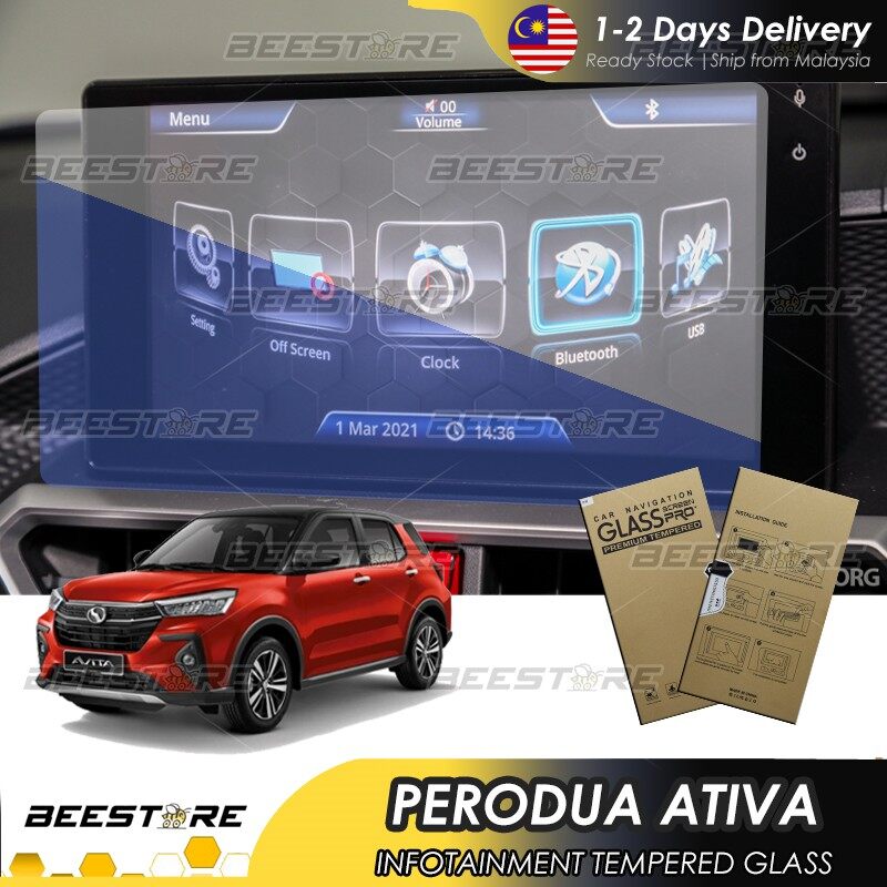 [JAPAN SET] Perodua ATIVA 2021 Head Unit Screen Protector Infotainment ...