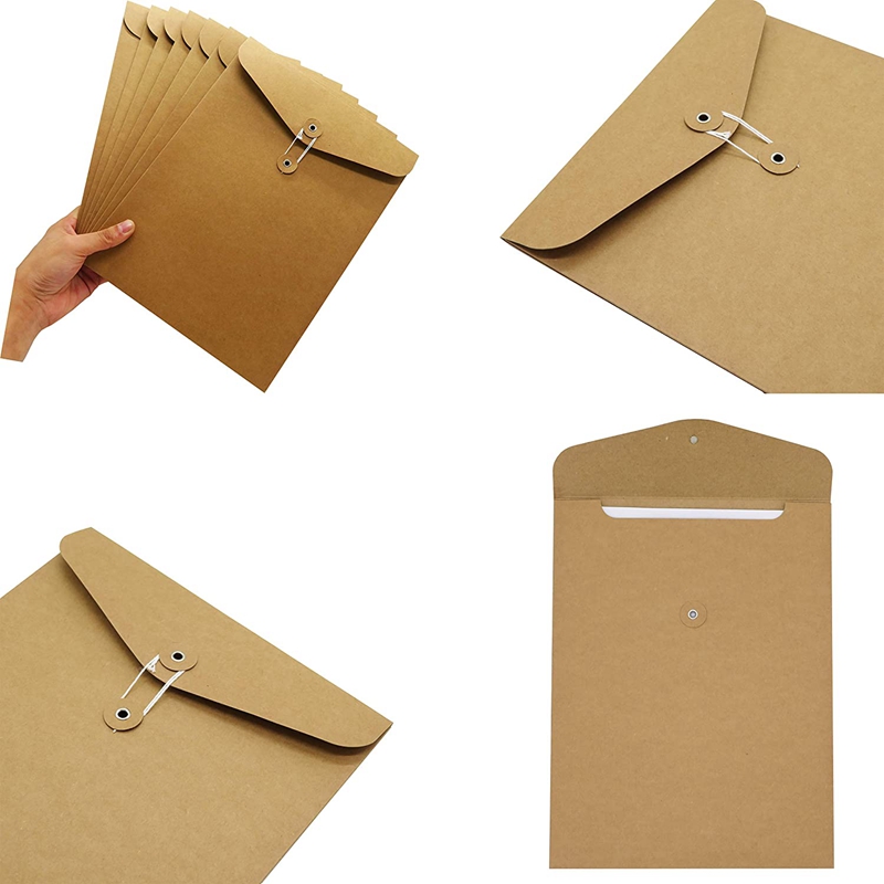 10Er Document Case Made Of Cardboard / Kraft Paper in A4 Format ...