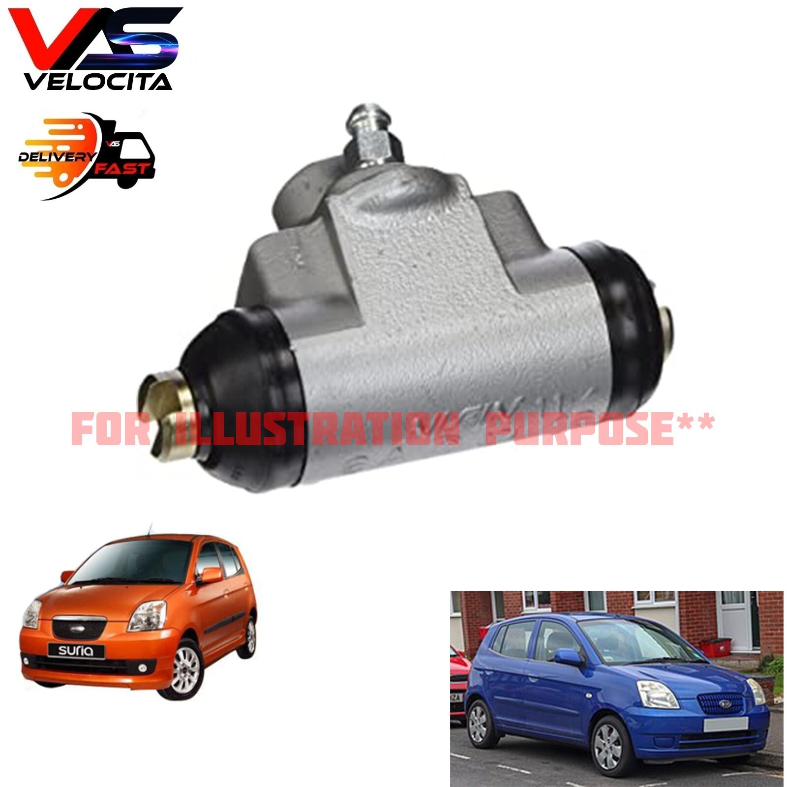 OEM REAR BRAKE PUMP (1PCS) KIA PICANTO 1.1 NAZA SURIA (CA010-05610 ...