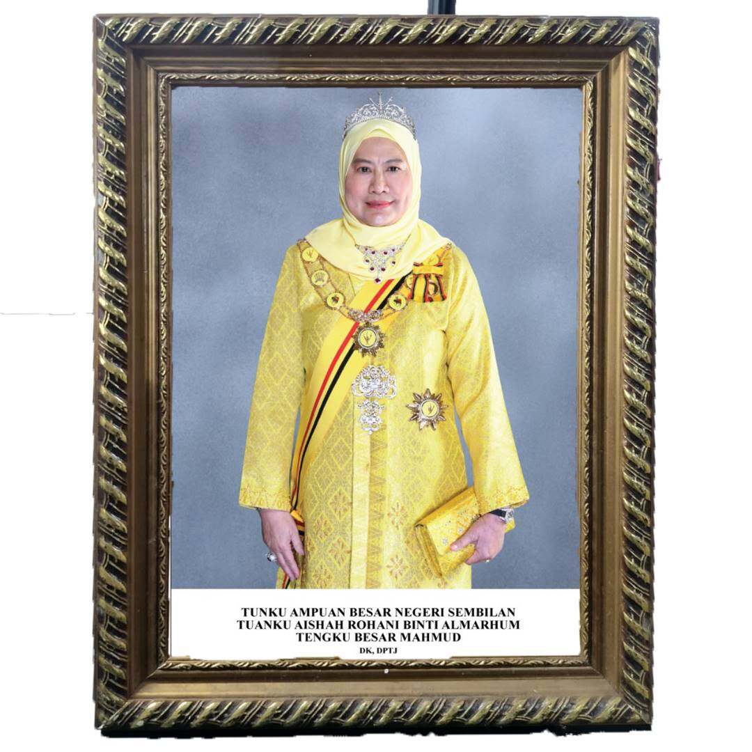 YANG DIPERTUAN NEGERI SEMBILAN GOLDEN FRAME POTRAIT / CLEAR QUALITY ...