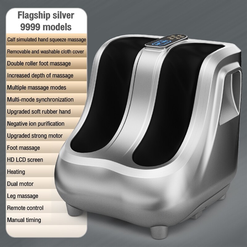 Electric Foot Massager Electric Heating Foot Massager Knead Rolling ...