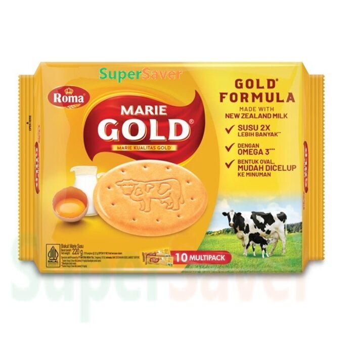 Roma Marie Gold Double Milk- Gold Formula 10pcs 220gr /Roma Coconut ...