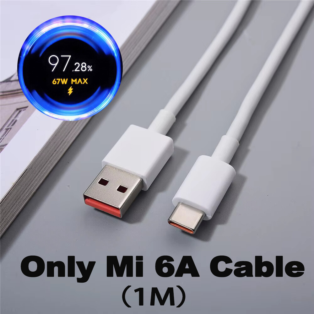 100% Original Xiaomi 67W Super Fast Charging Power Adapter with 6A USB ...