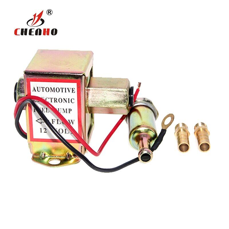 12V red top square electric fuel pump 40107 low pressure fuel pump for ...